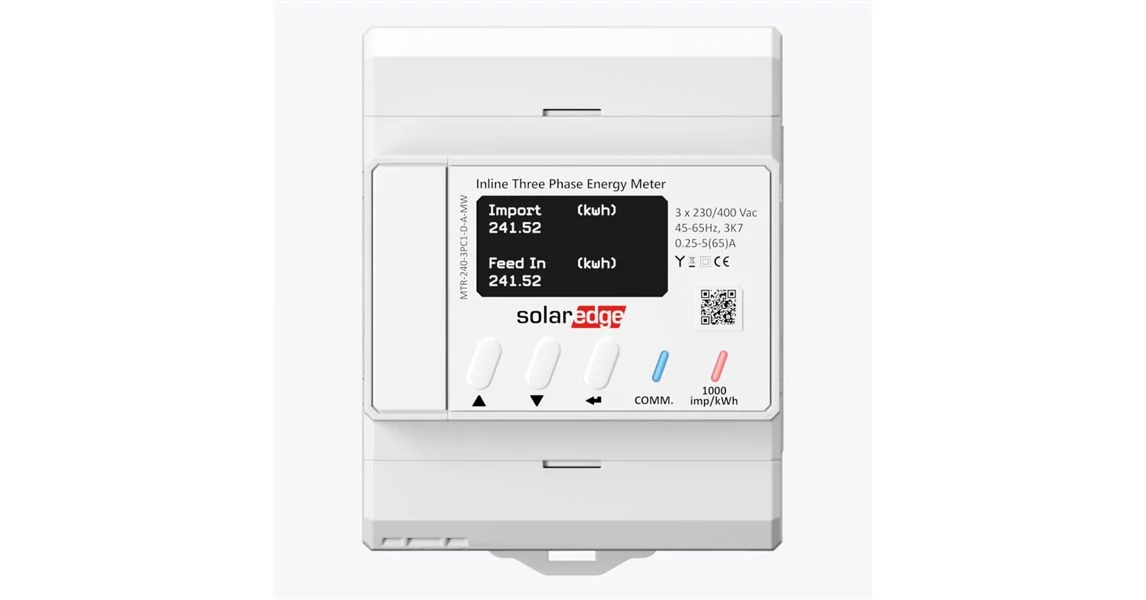 SolarEdge Inline energy meter, smart meter, okosmérő