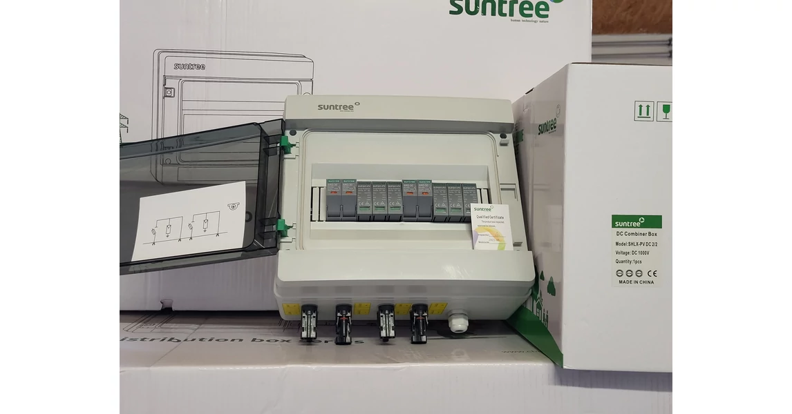 SUNTREE 1000V DC védelmi elosztó - DC10-2x-1B1T-MC4 (117-2/2)