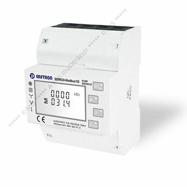 Eastron SDM630 Modbus-MID V2 Smart Meter 100A - Napelem nagykereskedés ... Eastron SDM630 Modbus-MID V2 Smart Meter 100A - Napelem nagykereskedés ...